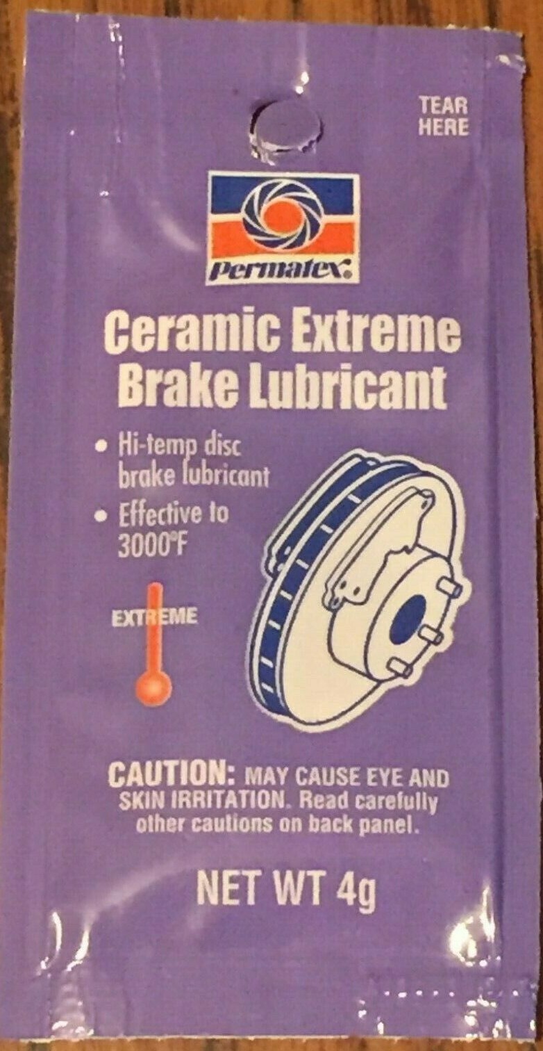New Sealed Permatex Ceramic Extreme Brake Lubricant 4g Packet 09173 ...