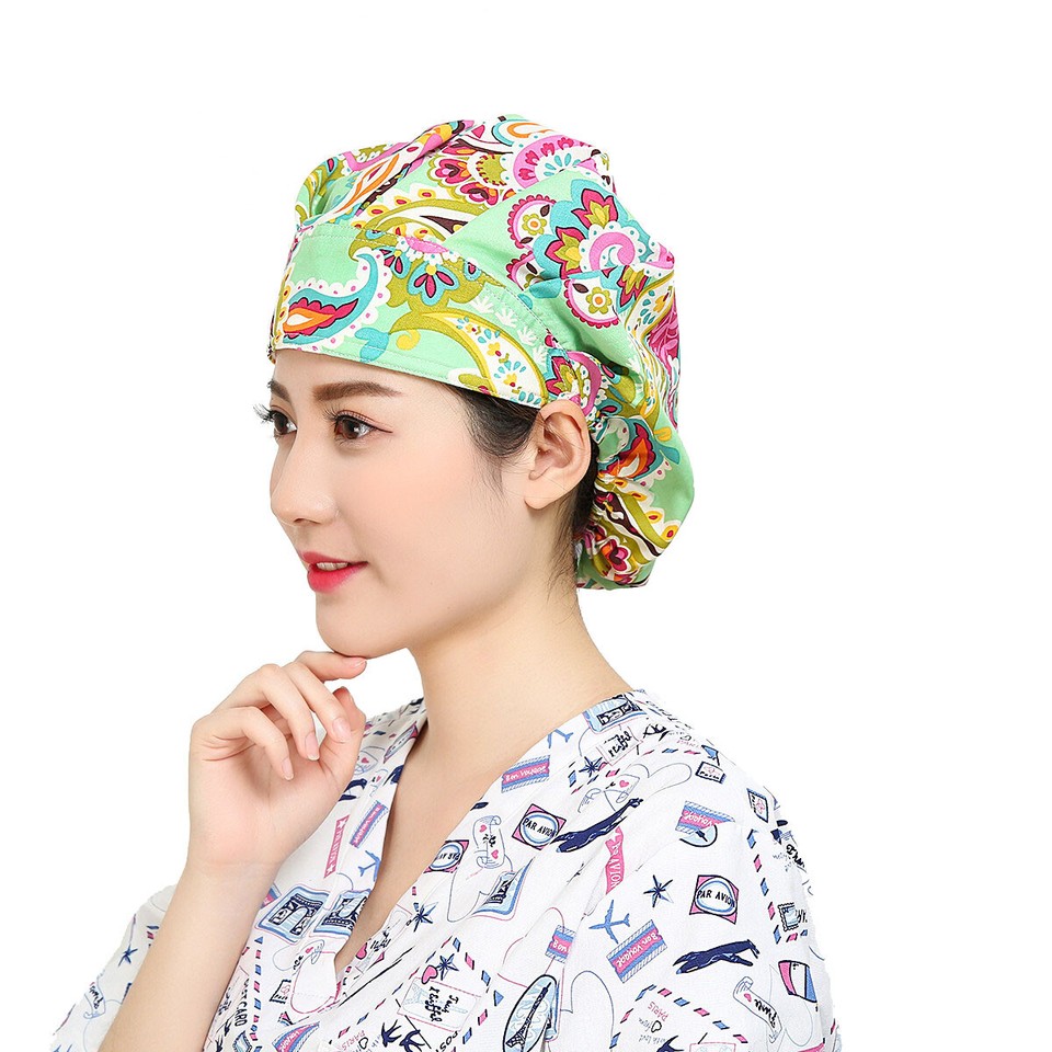 Women Men Unisex Working One Size Colorful Printed Hat/Cap New ...