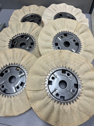 Divine Flexal Sisal Cutmaster Buffing Wheel, 12in Diameter with Steel ...