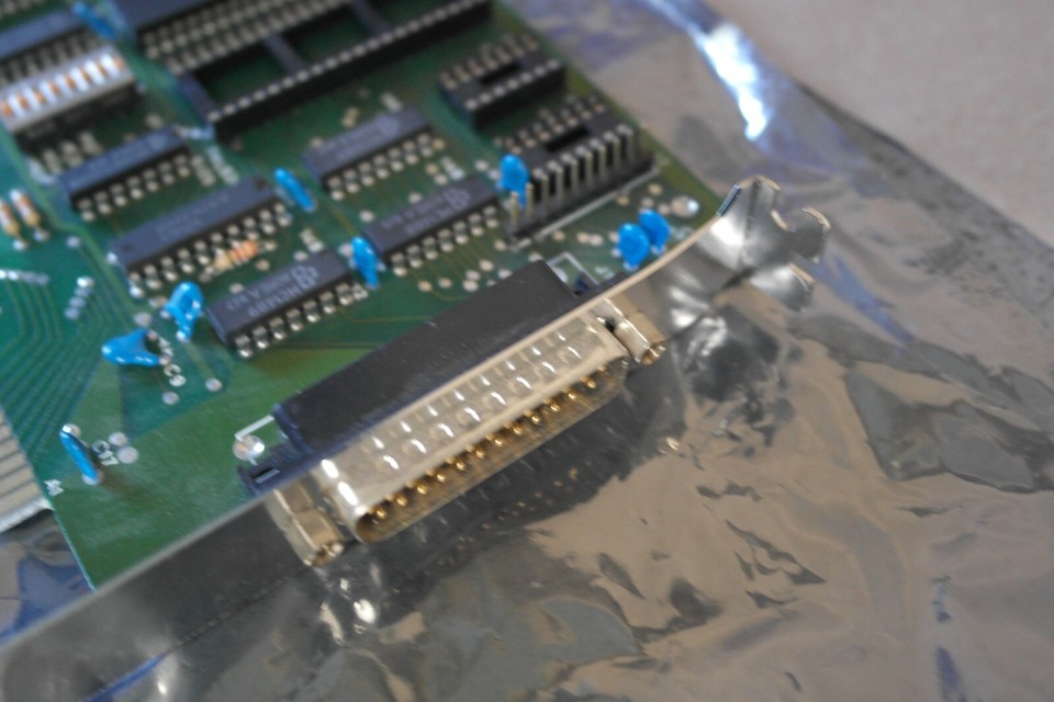 DB25 serial RS-232 8 bit ISA XT I/O card Async Card Lotus Designs ...