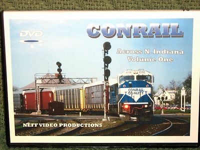 n043 TRAIN VIDEO DVD "CONRAIL ACROSS N. INDIANA VOL. 1" | eBay