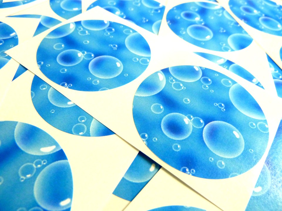 50mm (2 inch) Round Stickers Coloured Circles Circular Sticky Labels 42 ...