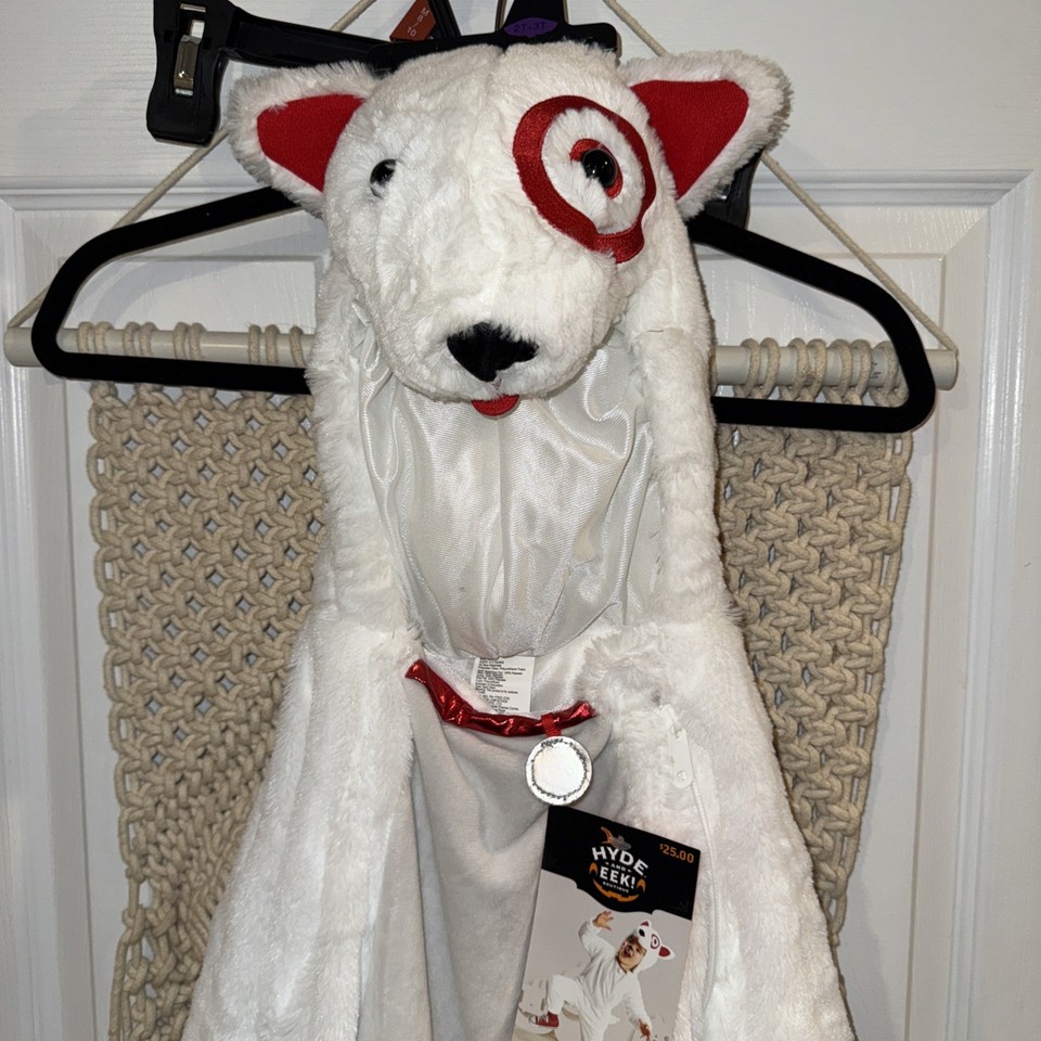 Hyde & EEK Target BULLSEYE Dog Puppy Halloween Costume Kids Size 2T-3T ...