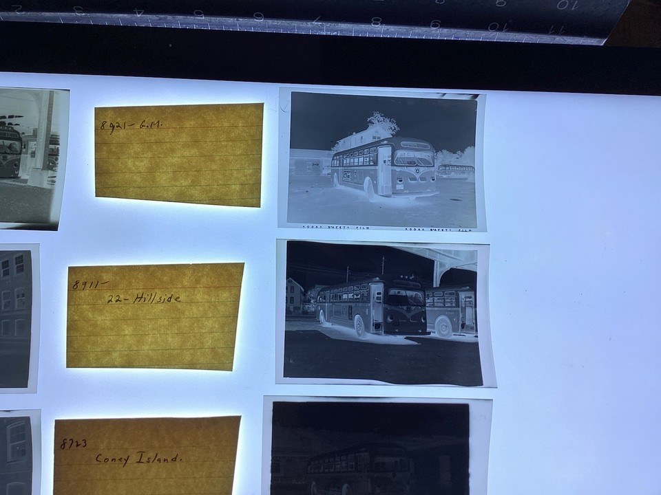 Brooklyn New York City New Jersey Trolley Bus MTA 11 Original Negatives ...