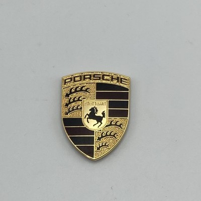 Porsche logo fridge magnet enamel process brass electroplated real gold ...