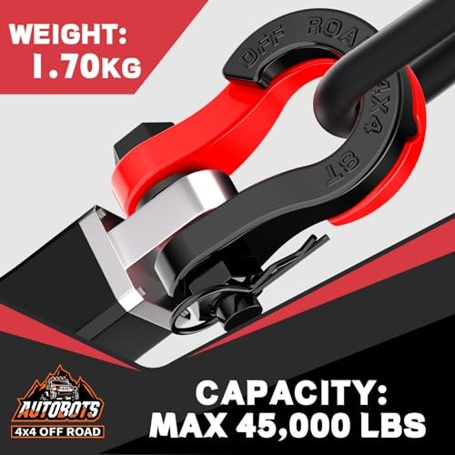 Tigertooth Split D Ring Shackles 45,000lb Break Strength, 3/4”Shackle D ...