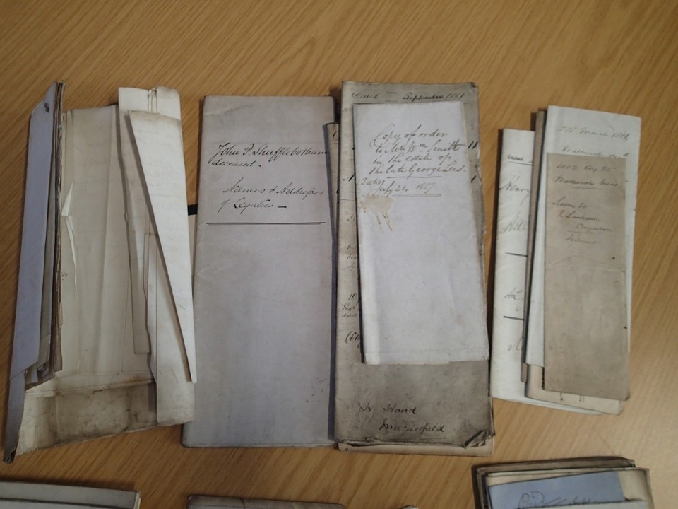 3. 19th / 20th Century Ephemera , legal documents , Macclesfield names ...