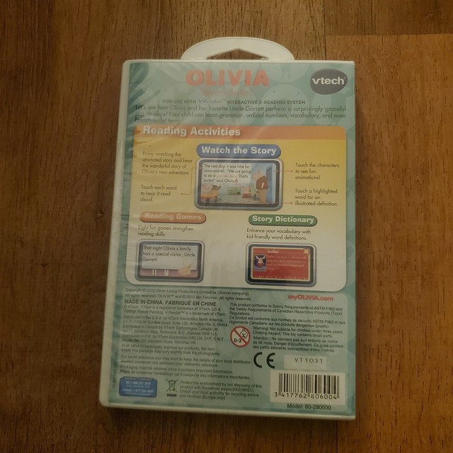 VTech V.reader Olivia Takes Ballet Animated E-book for sale online | eBay