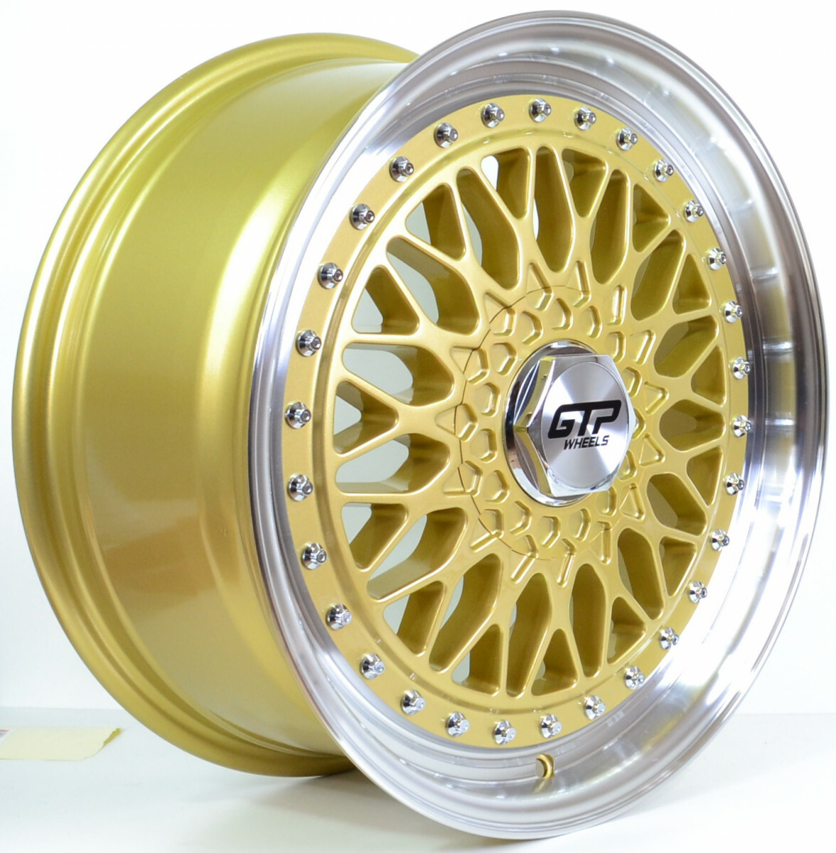 GTP Alufelgen 7x15 4x100 4x108 ET35 VW UP Golf GTI 1 2 3 HONDA AUDI 80 ...