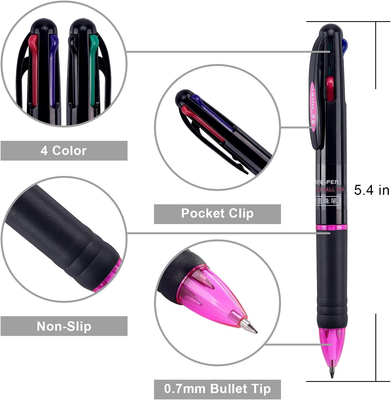 Super-thin Open End Wrenches 4-in-1 Multi Color Retractable Pen ...