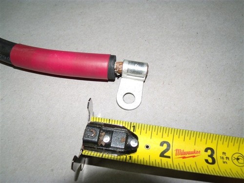 Mil-Spec Generator Positive Battery Terminal Cable Lead 30" Onan Libby ...