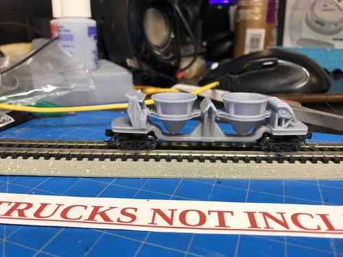 N Scale Steel Mill Double Slag Ladle Car | eBay