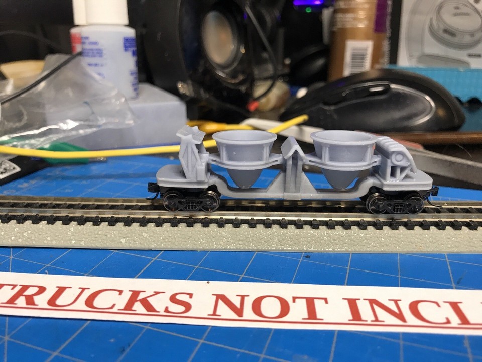 N Scale Steel Mill Double Slag Ladle Car | eBay