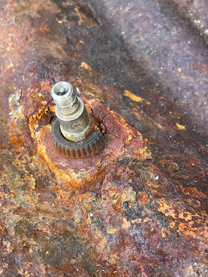 1963 Oliver 1600A Tractor 16.9-34 Rear Rims & Tires | eBay