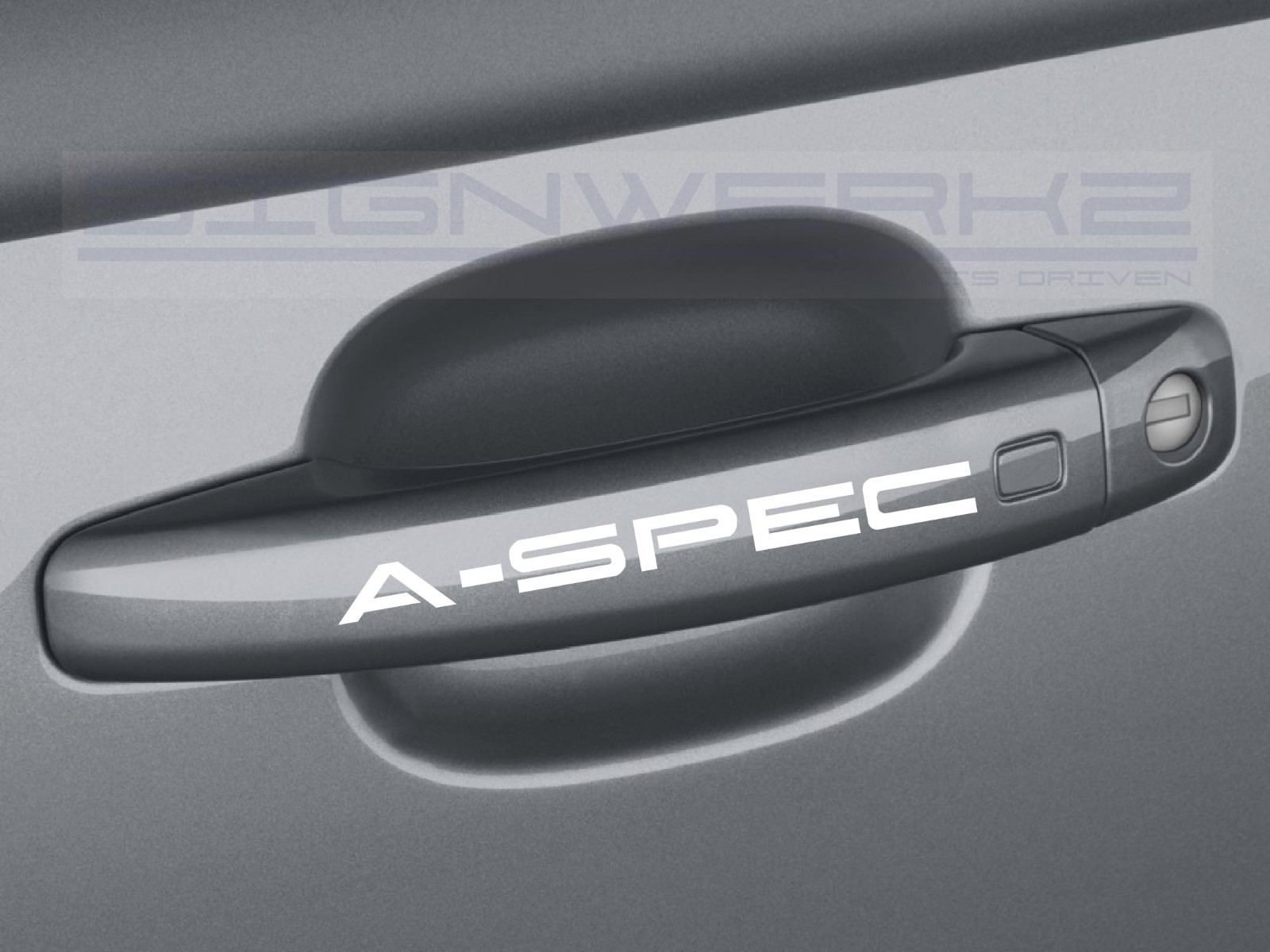 ASPEC Door Handle Decal Sticker logo TSX TL TLX RL MDX RDX ACURA - Set ...