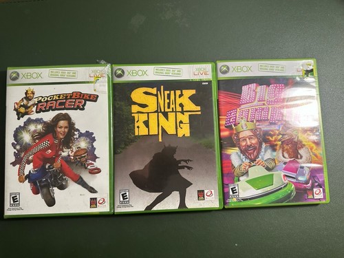 Burger King Xbox 360 Game Lot! Sneak King, Big Bumpin & Pocket Bike ...