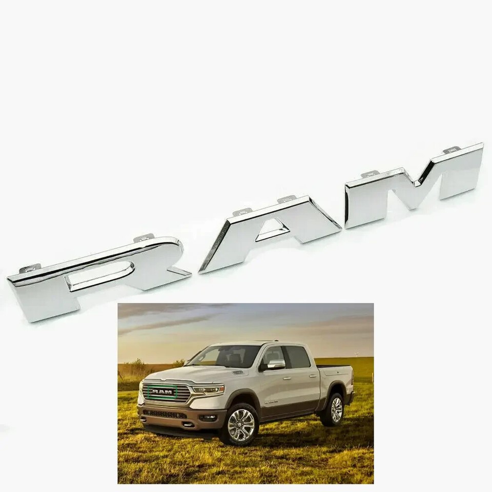2019-2024 Dodge Ram 2500 3500 Chrome Replacement Grille Letters ...