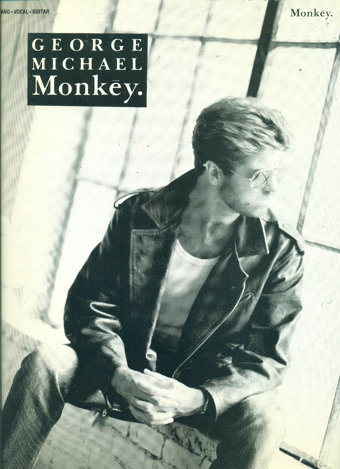 GEORGE MICHAEL "MONKEY" PIANO/VOCAL/GUITAR SHEET MUSIC RARE 1987 BRAND ...