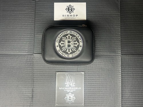 Bishop Rotary MicroAngelo Tattoo Machine, Case, Bands, Washers and grip ...