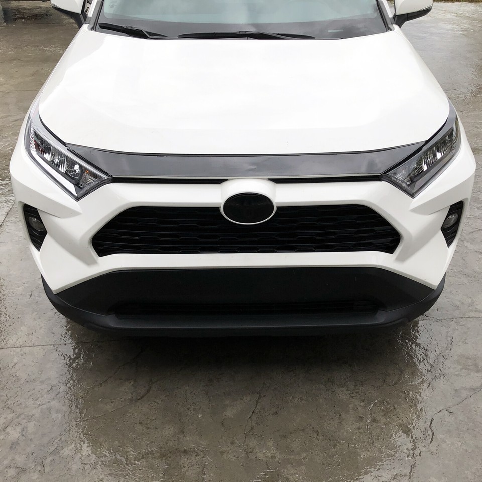 2019-22 Toyota Rav4 Front Bumper Hood Blackout Vinyl Overlay | Upper