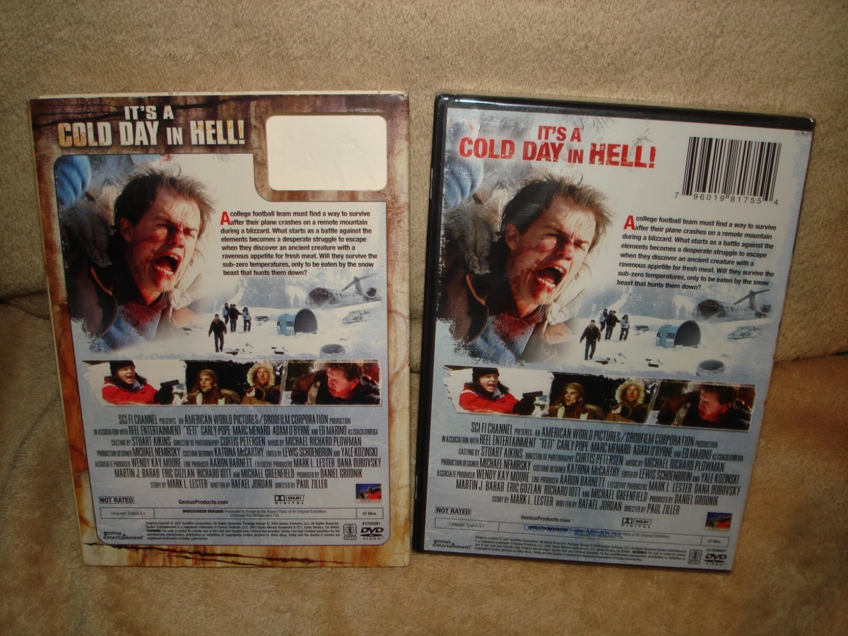 Rage Of The Yeti Dvd