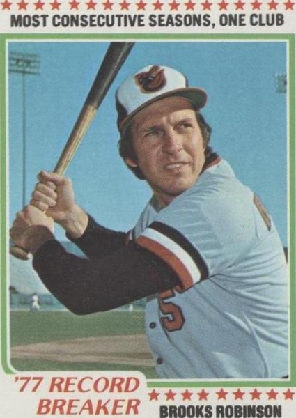 1978 Topps - Record Breaker #4 Brooks Robinson for sale online | eBay