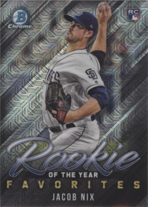 2019 Bowman - Roy Favorites Chrome Jacob Nix #ROYF-18 Mojo Refractor ...