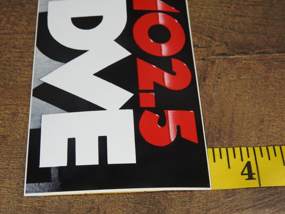 Vintage 1988 WDVE 102.5 Rock & Roll Pittsburgh Bumper Sticker | eBay