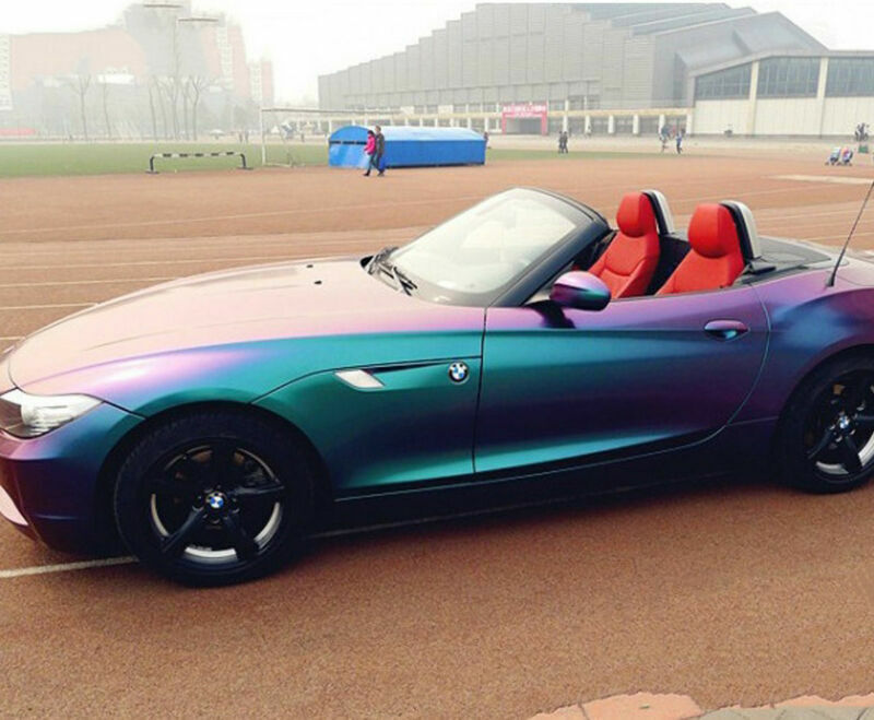 Chameleon Vinyl Wrap Color Change Air Release Anti-Wrinkle Car Sticker ...