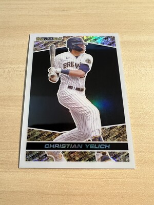 2021 Topps Chrome Update Topps Black Gold #BGC9 Christian Yelich | eBay