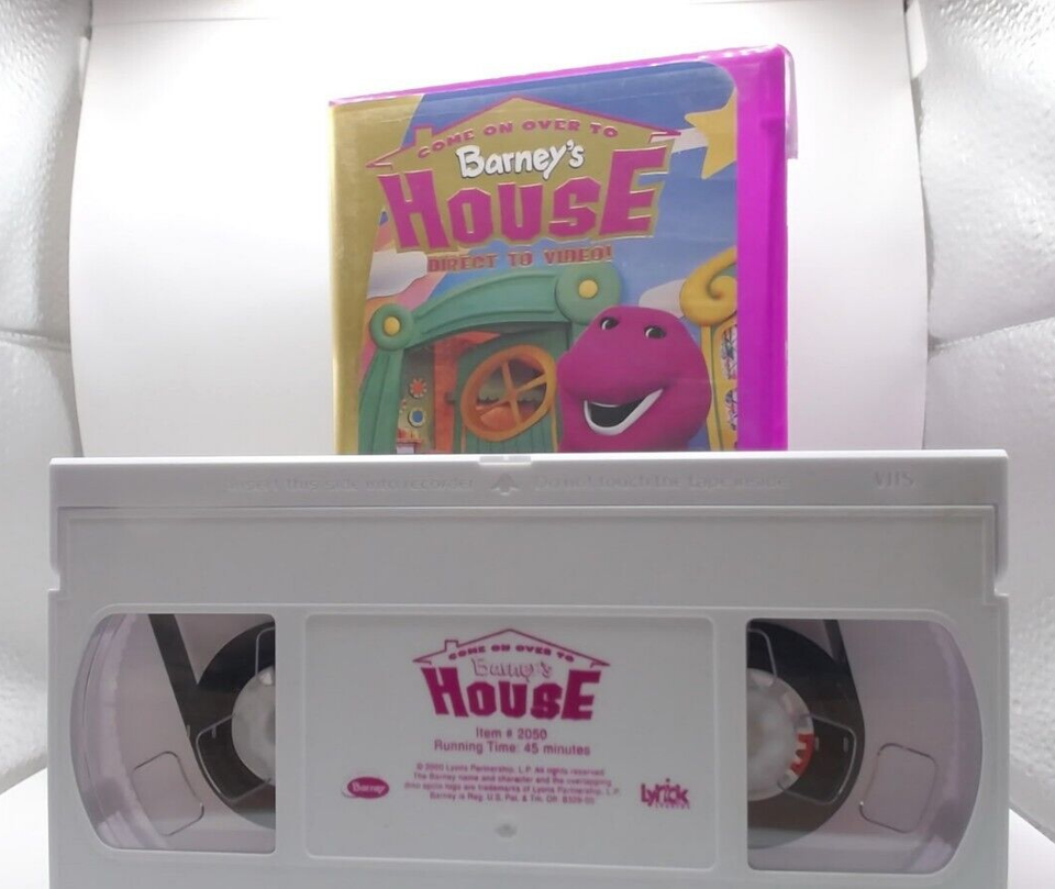 Barney & Friends Come On Over To Barney’s House VHS 2000 Vintage Video ...