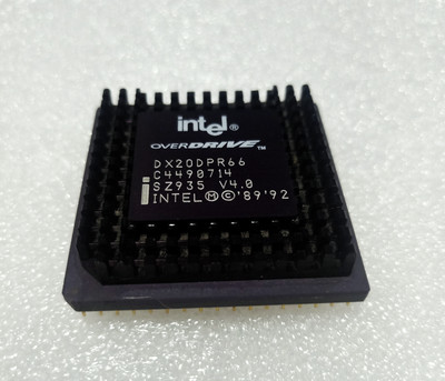 Intel Overdrive DX20DPR66 SZ935 Ceramic Gold Plated CPU, High ...