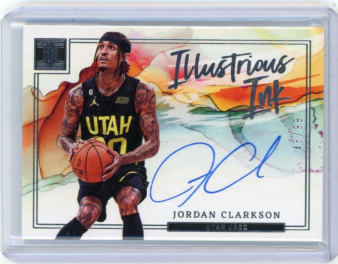 2022-23 Panini Impeccable Basketball Autograph#ILI-JCK Jordan Clarkson ...