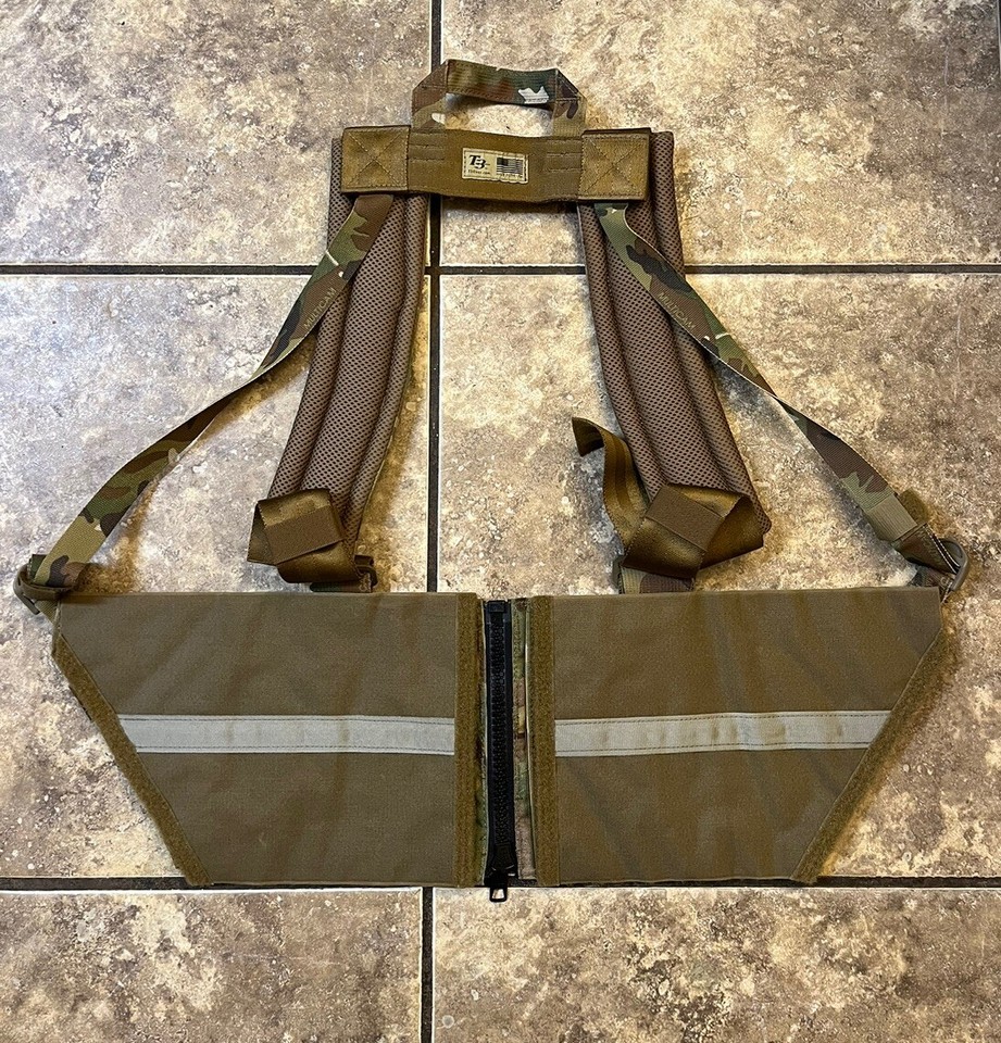 T3 GEAR Split Zip Chest Rig MOLLE Multicam Rhodesian Recon Trident ...