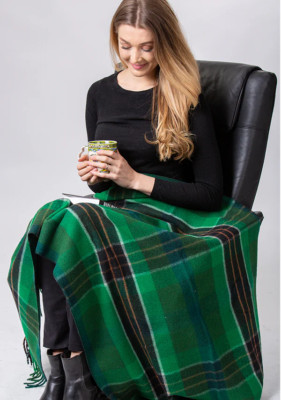 Spirit of Ireland Merino Wool Tartan Knee Blankets | eBay