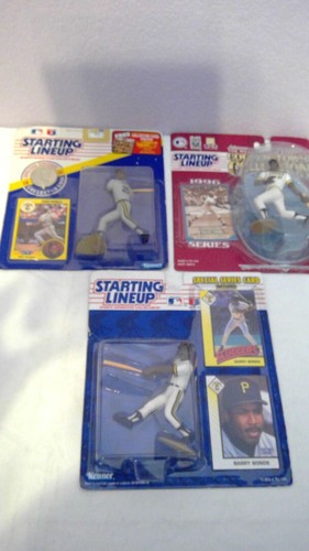 NEW SLU Starting Lineup Lot 3 MLB Pirates Barry Bonds Bonilla Roberto ...