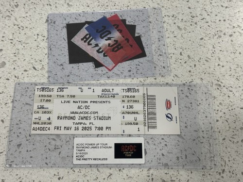 Rare 2025 AC/DC POWER UP Ticket Stub impossible to find- last tour? | eBay