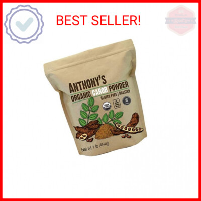 Anthony's Organic Carob Powder, 1 lb, Gluten Free, Non GMO, Cocoa ...