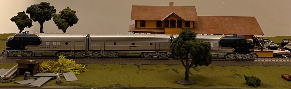 Mint Condition MARKLIN HO SCALE 3362 Santa FE F-7 Full Metal | eBay