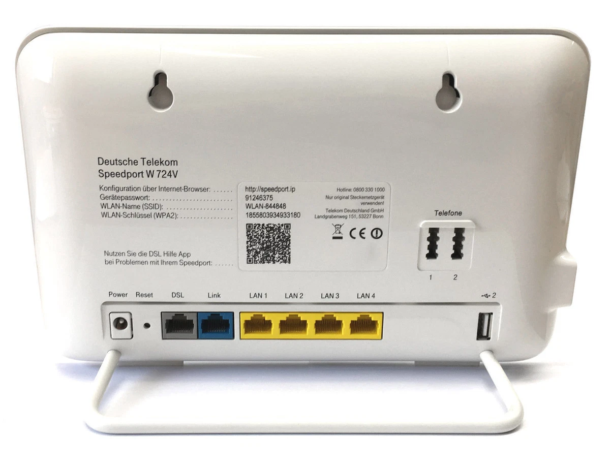 Raffinerie Motor Veteran deutsche telekom speedport w 724v Sind ...