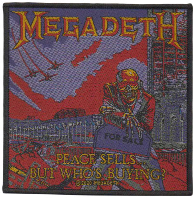 MEGADETH - Peace Sells…But Who's Buying? - 10 cm x 10,2 cm - Patch - 167737 | eBay
