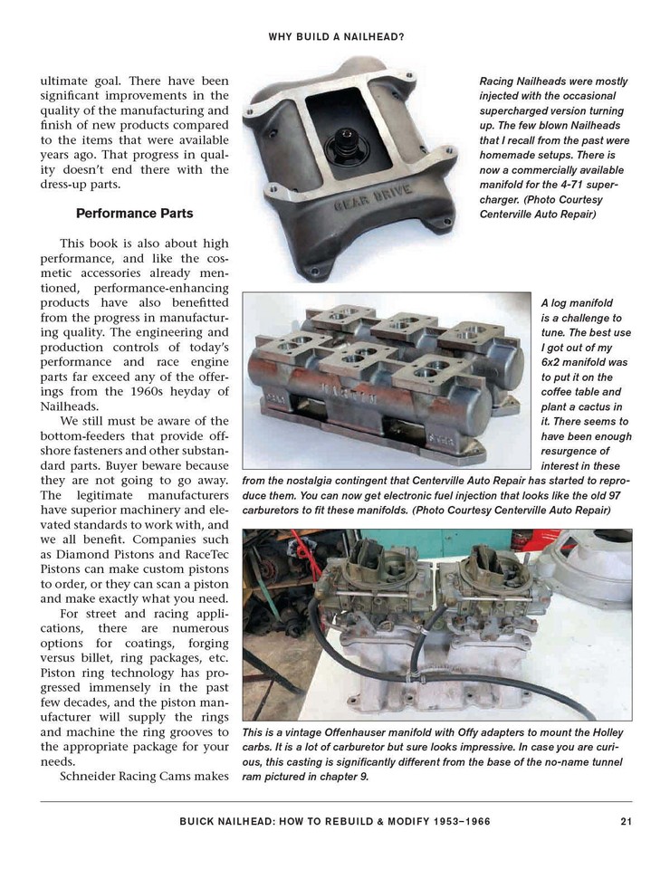 Buick Nailhead engine 1953-1966 Rebuild Modify book manual 264 322 364 ...