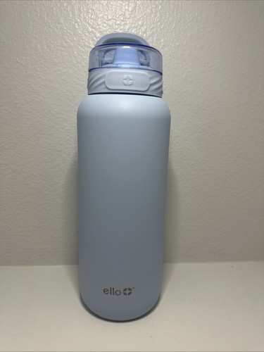 Ello 32oz Stainless Steel Water Bottle – Powder Blue – Locking Lid ...