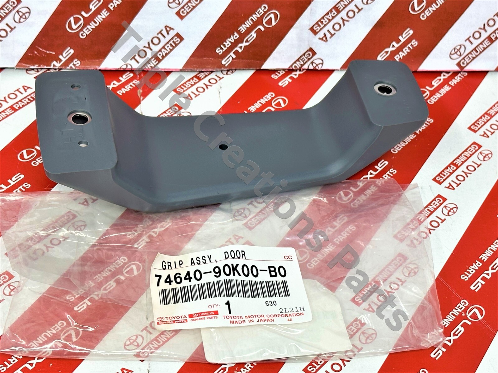 TOYOTA GENUINE 74640-90K00-B0 GRIP ASSY, DOOR ASSIST, LH OEM ...