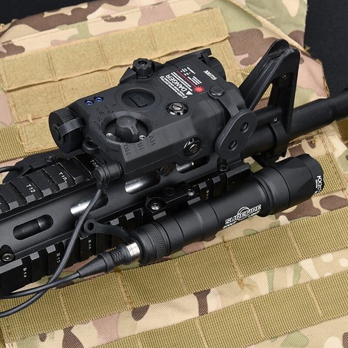 Tactical PEQ 15 UHP Green Dot Laser IR Fill light Hunting Flashlight ...