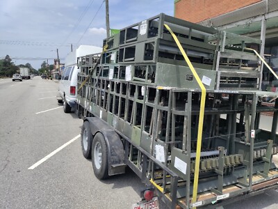 M12 RIFLE STORAGE RACKS (1) MILITARY GUN SHOW M-12 small arms rack ...