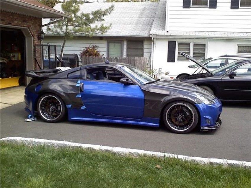 For Nissan Z33 350Z DO Style Unpainted FRP Front & Rear Wide Body ...