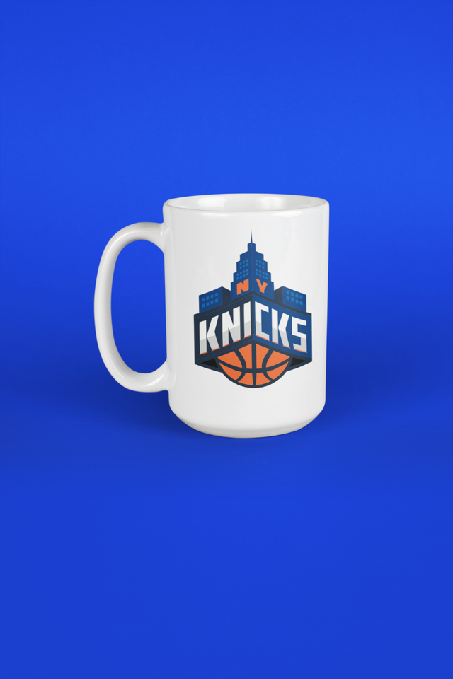 NY New York Knicks Coffee Mug Team Logo 15 oz New NBA | eBay