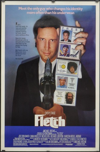 Fletch 1985 Orig 27X41 Arrotolato Nr Mint Film Poster Chevy Chase Joe ...