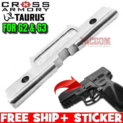 Cross Armory SILVER EXTENDED SLIDE LOCK for TAURUS G2 G3 TAKE DOWN ...